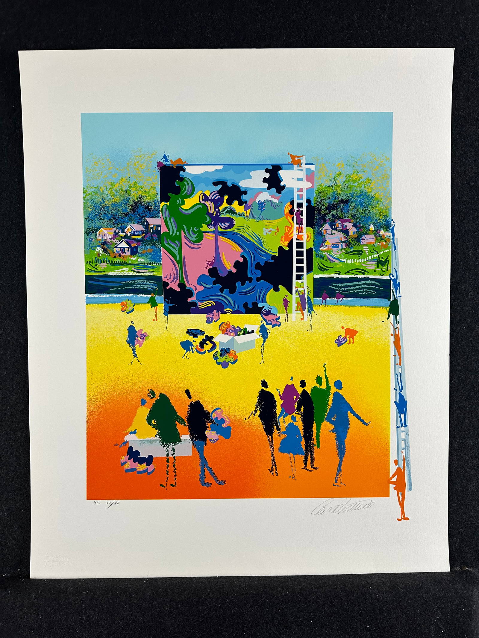 Leo Posillico, Pencil Signed Original Serigraph Auction