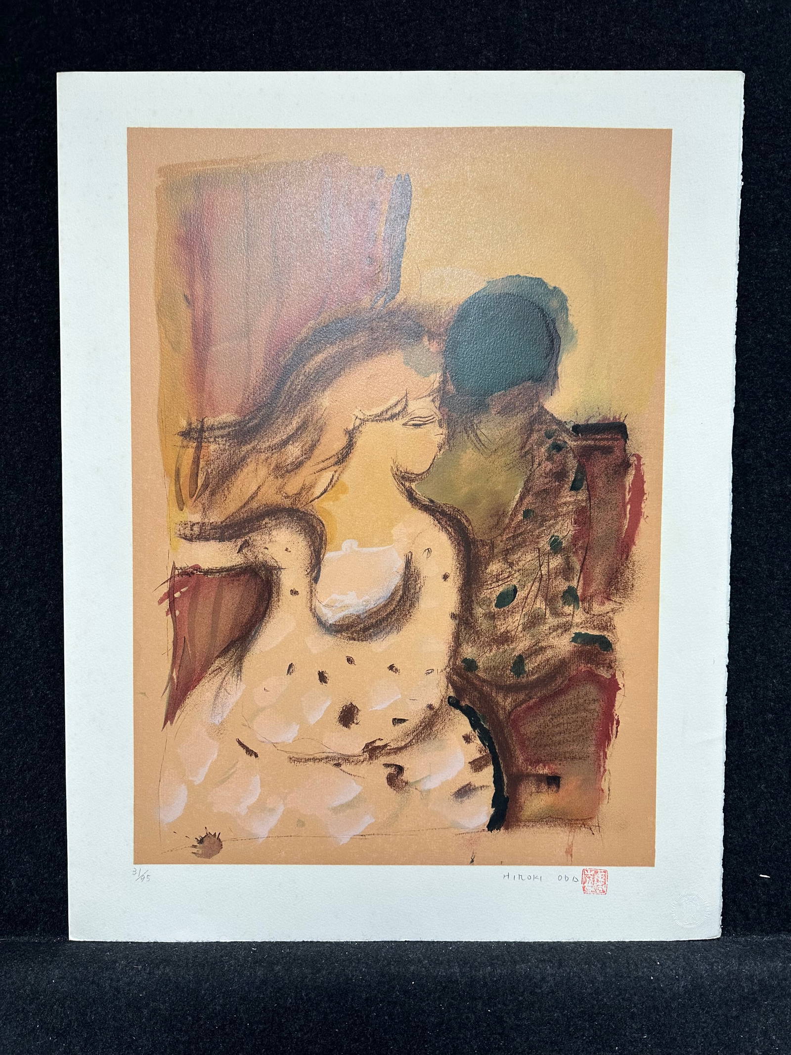 Hiroki Oda, Pencil Signed Original Lithograph Auction