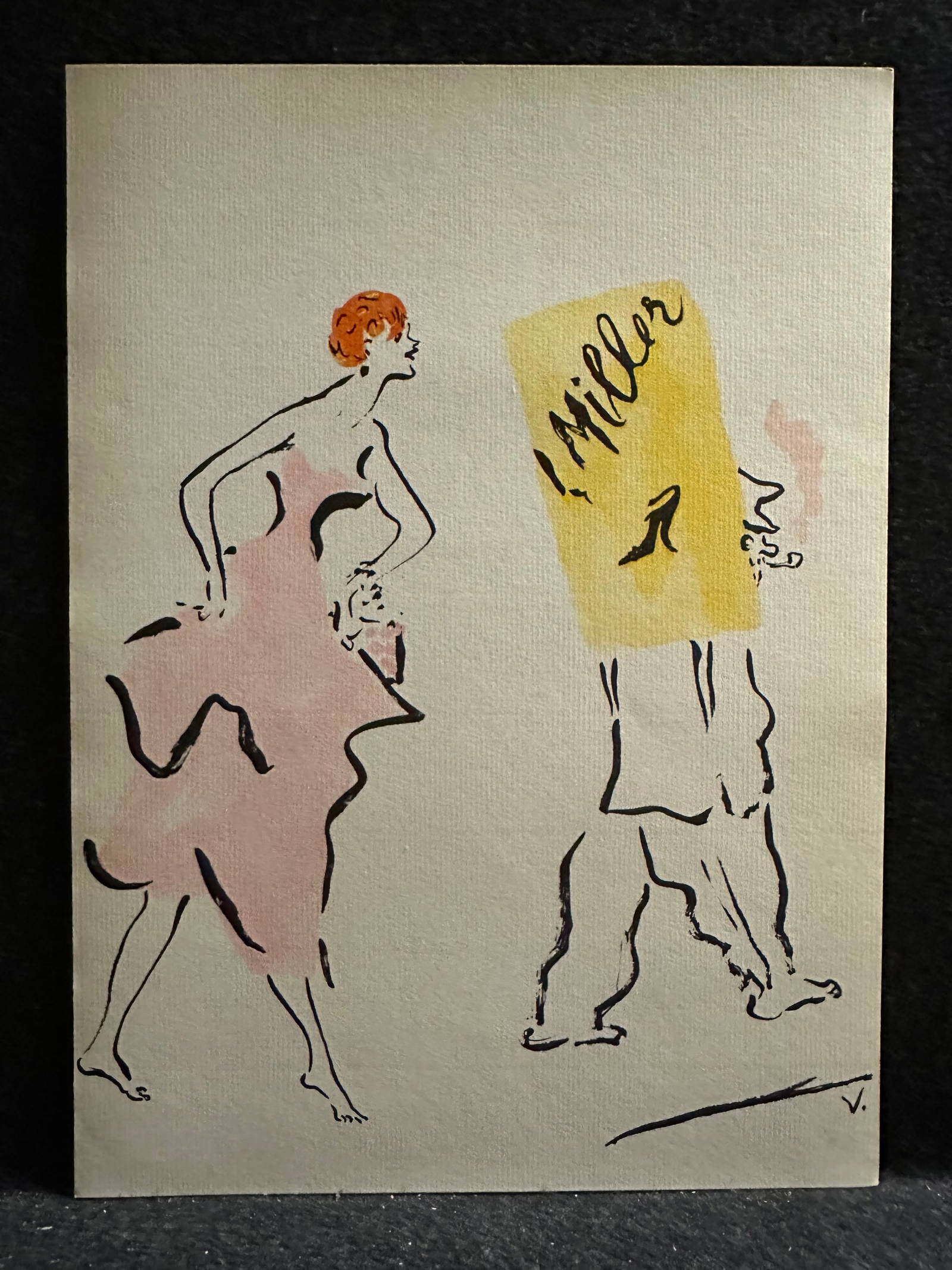 Marcel Vertes, Signed In The Plate Original Lithograph Auction