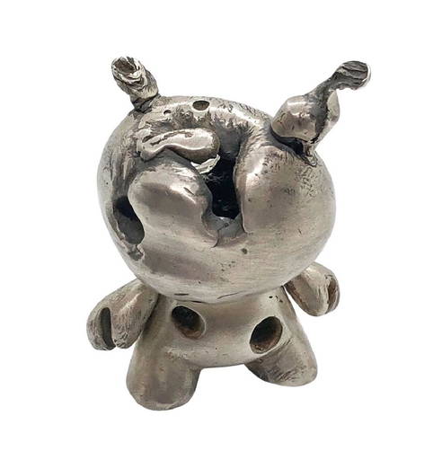 Artist Signed Sterling Silver Dunnie Sculpture