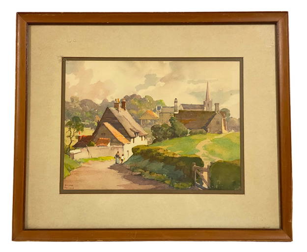 Frank Neville Landscape Watercolor Painting