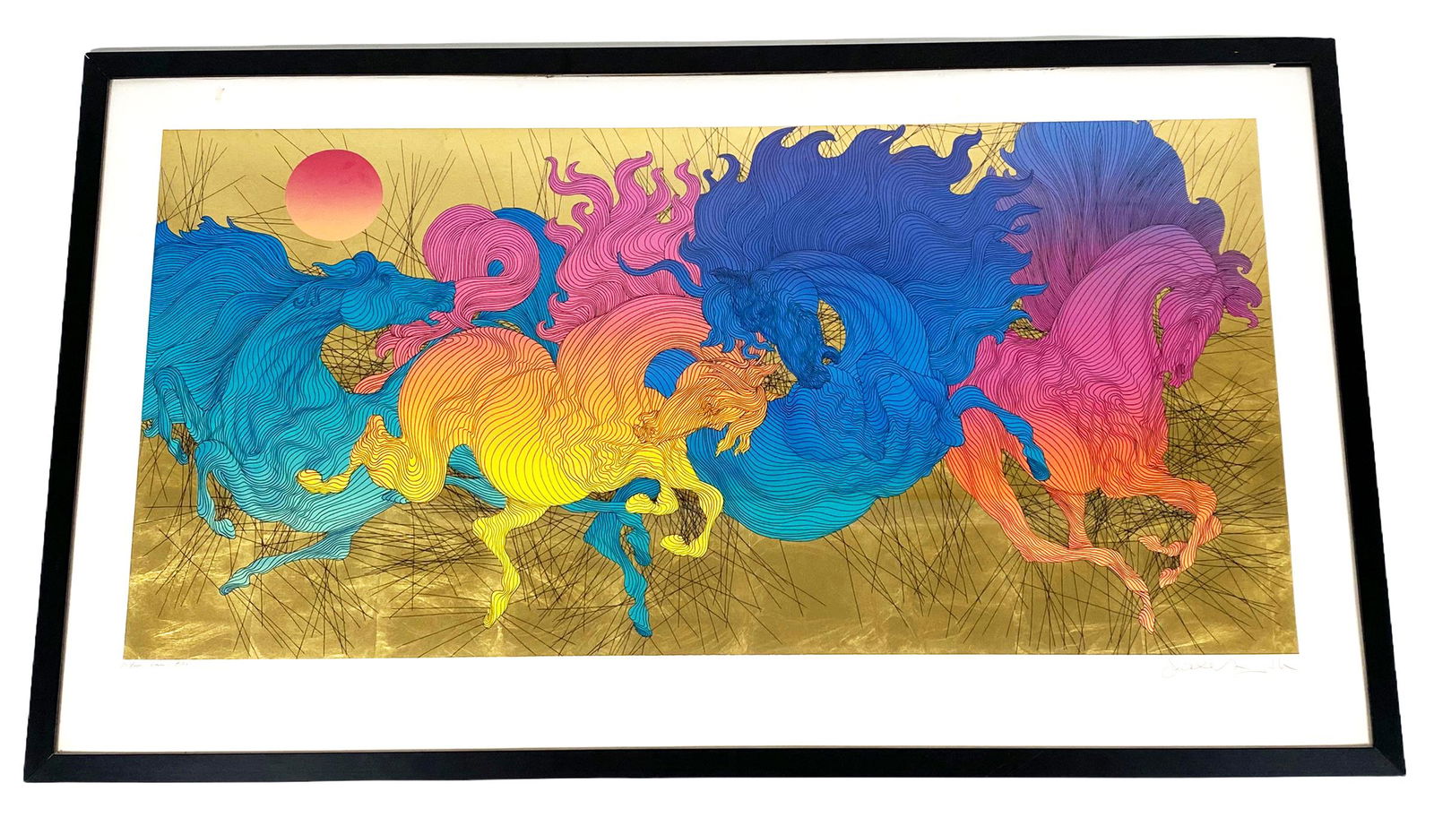 Guillaume Azoulay "Winners" Gold Leaf Serigraph (#0109) on Oct 20, 2021 ...
