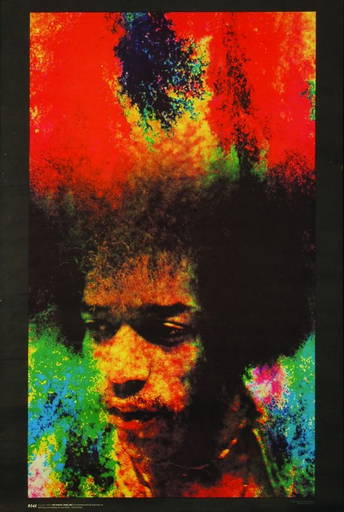 Jimi Hendrix "visual Thing" Poster