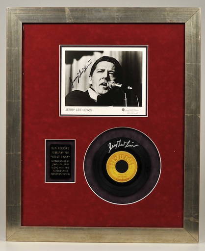 Jerry Lee Lewis. A signed 45RPM & Photo - Sep 23, 2013 | THE FAME ...