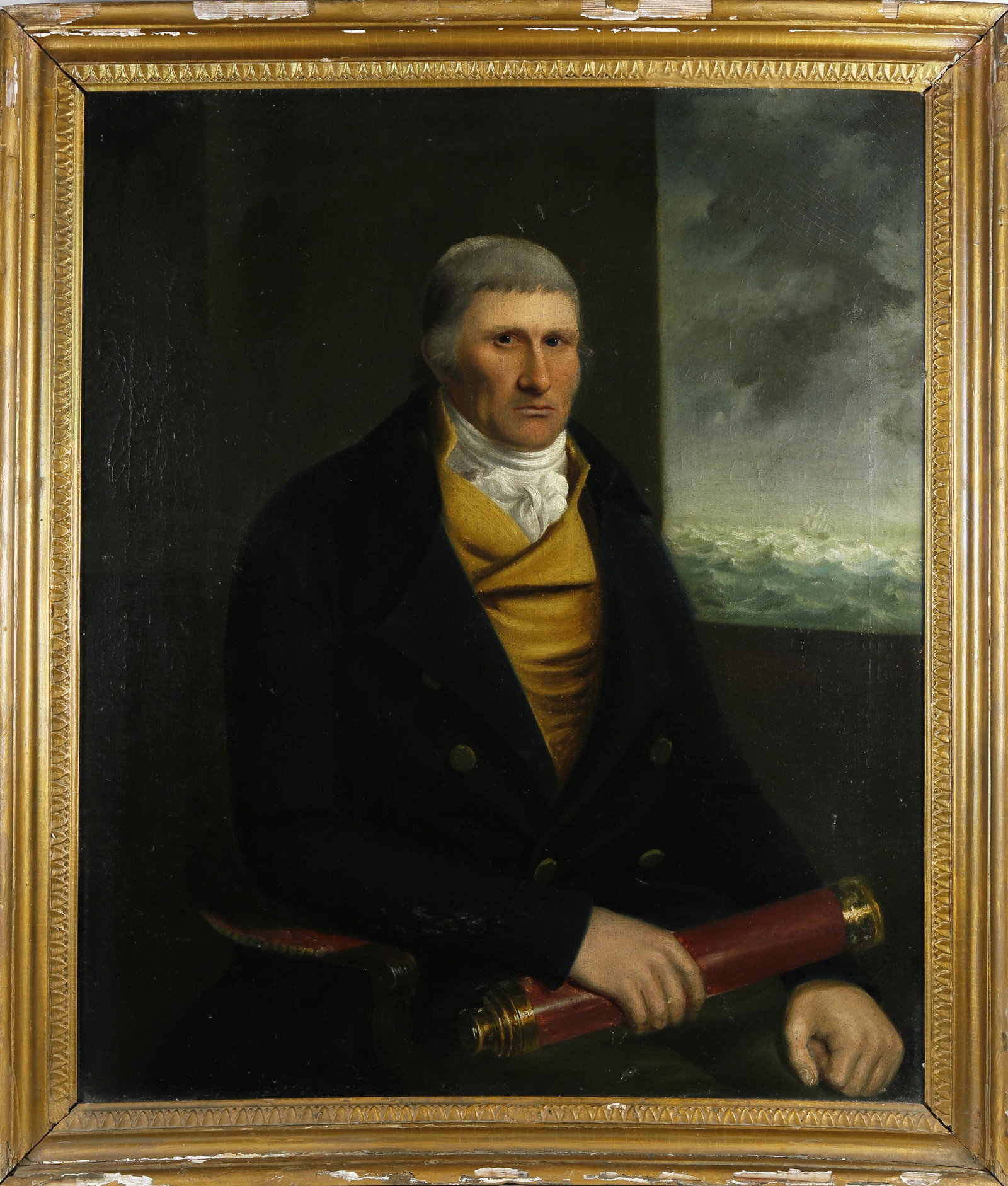 Oil Portrait, Captain Thomas Norfleet, 18th Century - Aug 09, 2020 ...