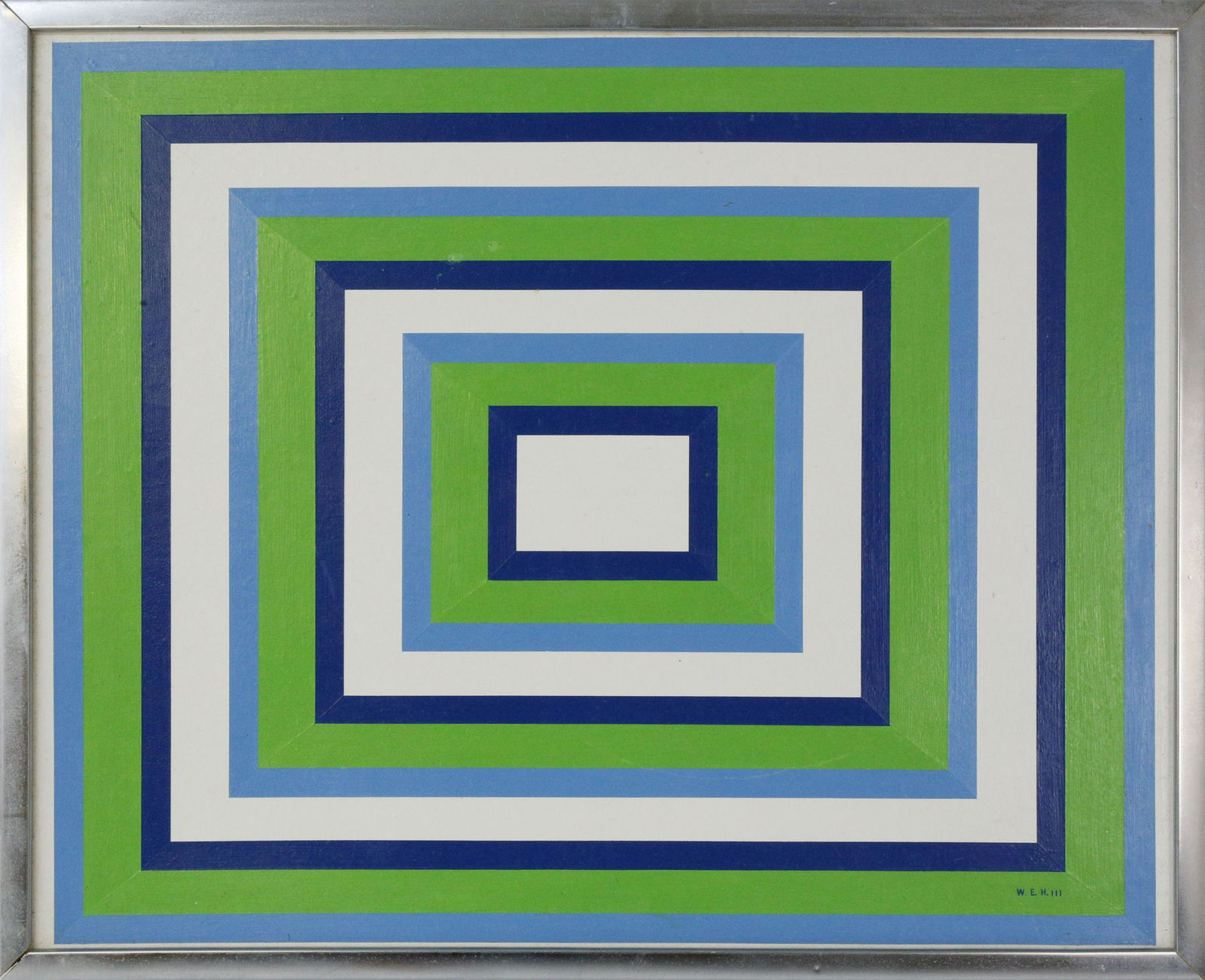 William E. Hutton Iii Oil On Board, "dimensions"