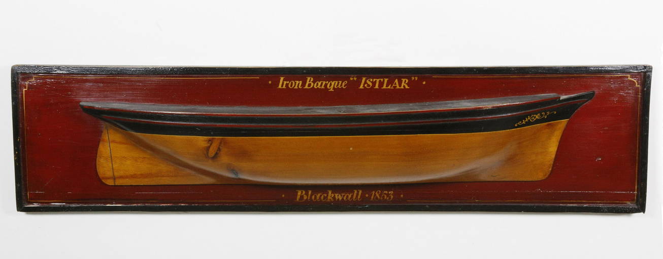 Vintage Half Hull Of The Iron Barque Istlar