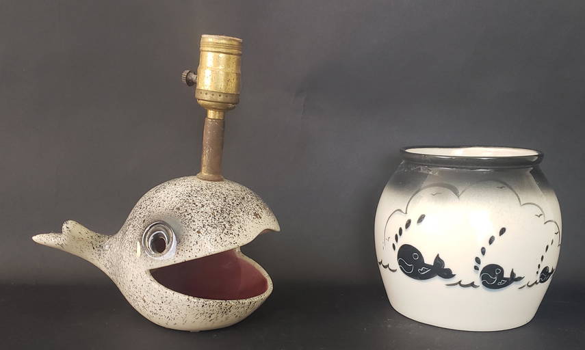 Two Pieces Of Vintage Nantucket Old Spouter Gallery