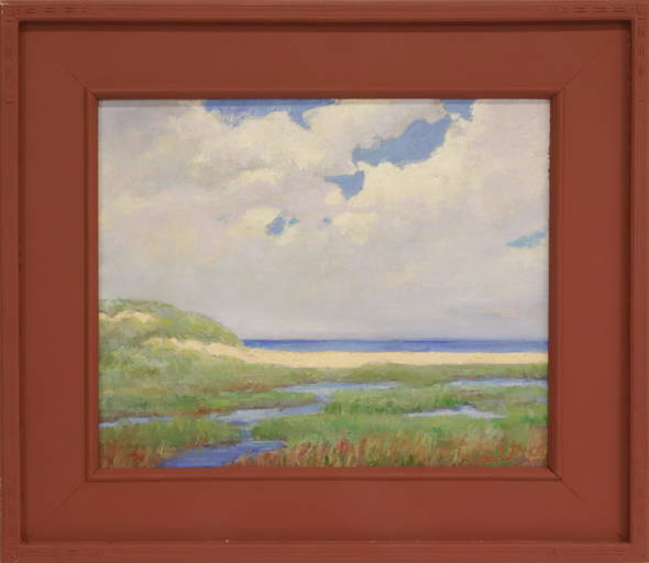 Henry Stephens Eddy Oil On Canvas "capaum Pond, Nantucket"
