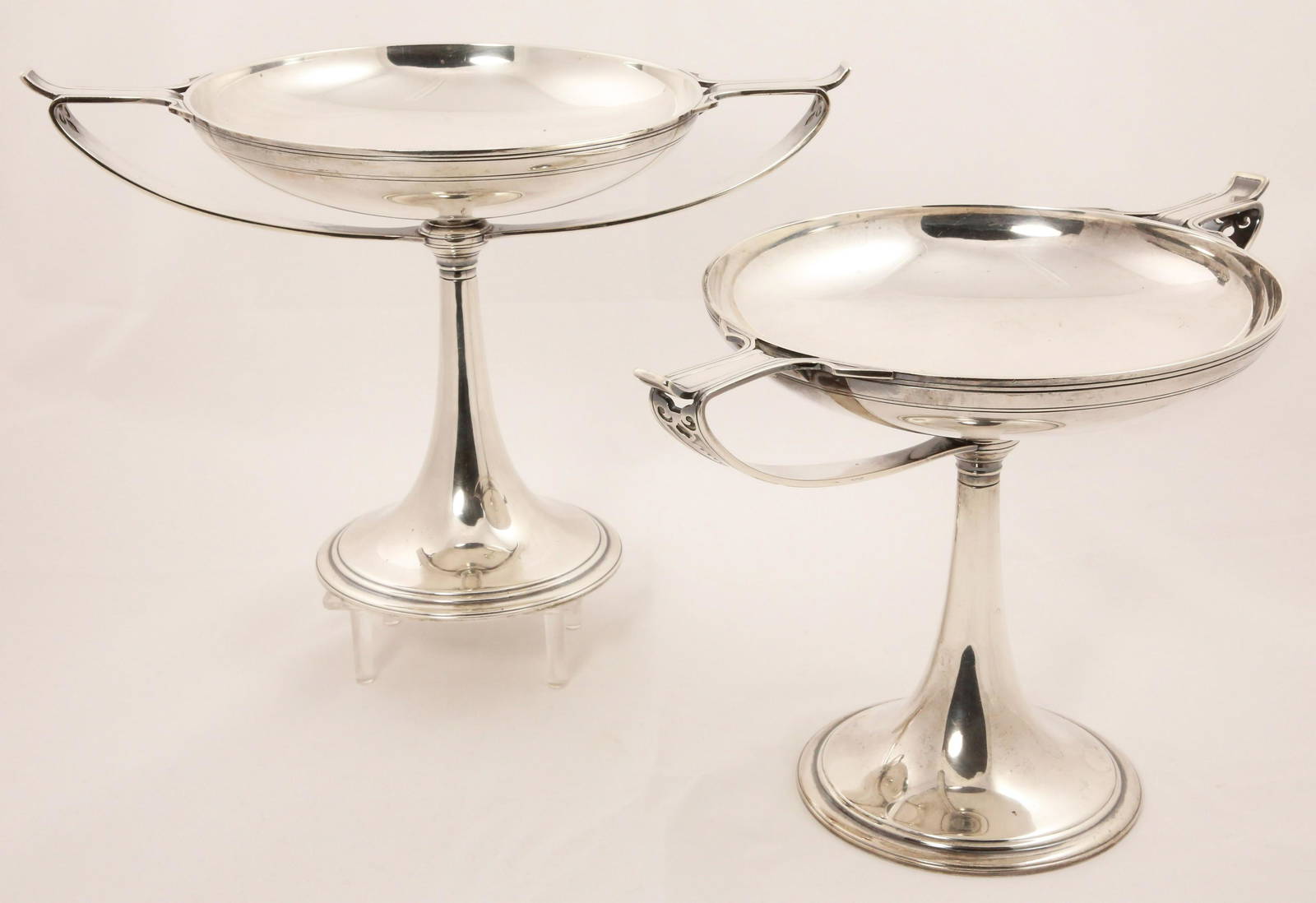 Pair Of Tiffany & Co. Art Deco Sterling Silver Tazzas, Circa 1914 Auction