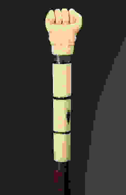 Whaleman Made Clenched Fist Walking Stick, Circa 1860 Auction