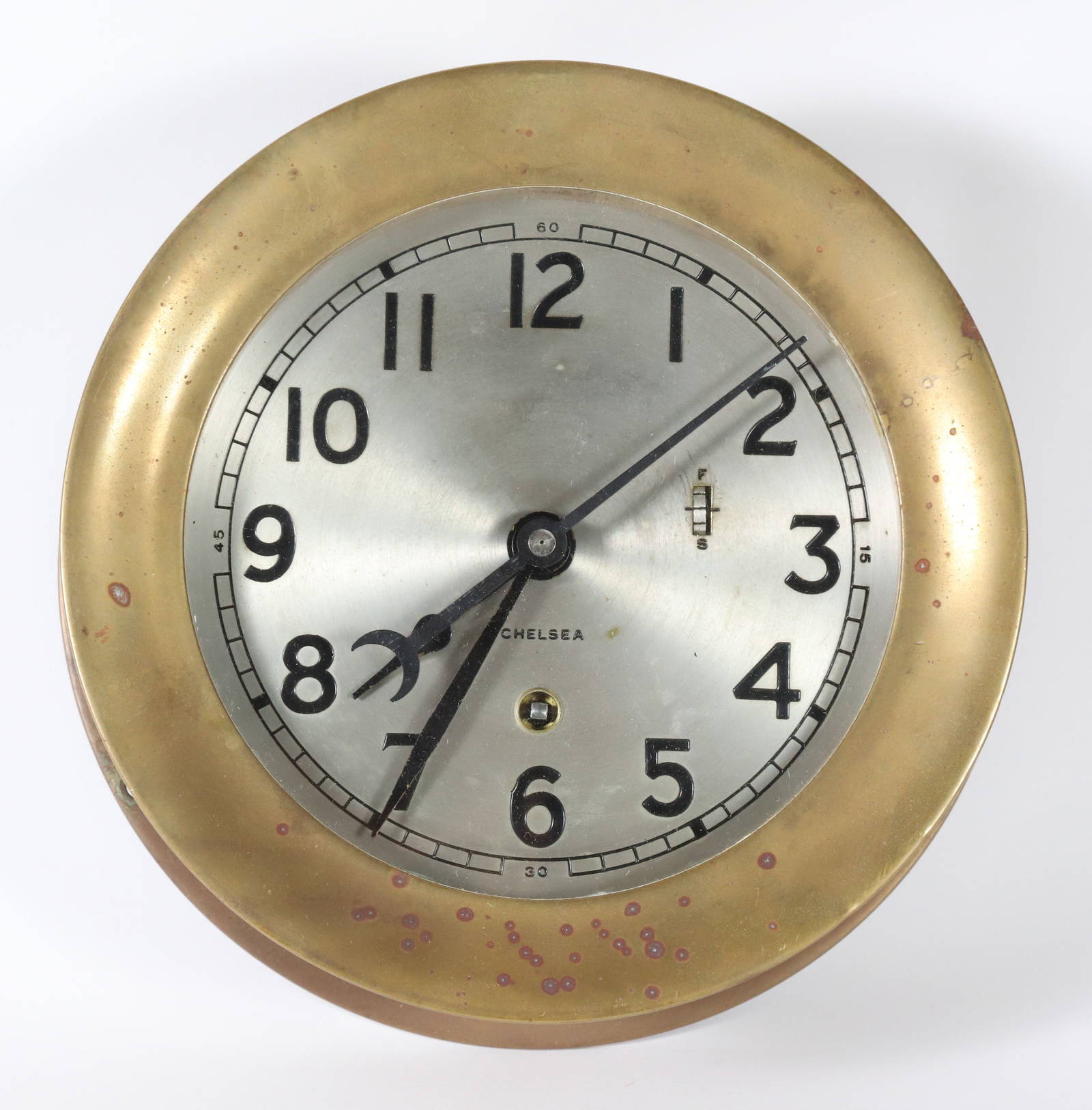 Brass Chelsea Wall Clock, #788748 Auction