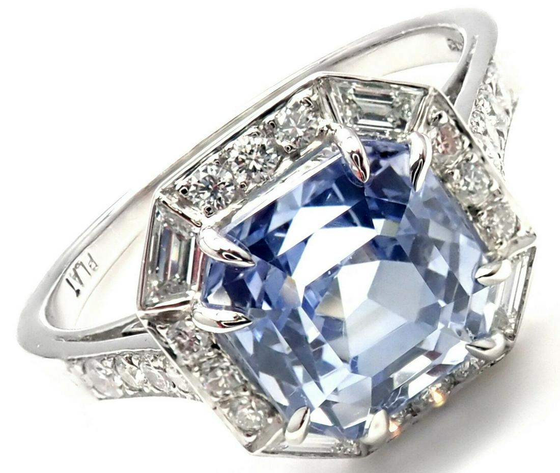 Ivanka Trump Platinum Diamond Sapphire Engagement Ring - Mar 05, 2020 ...