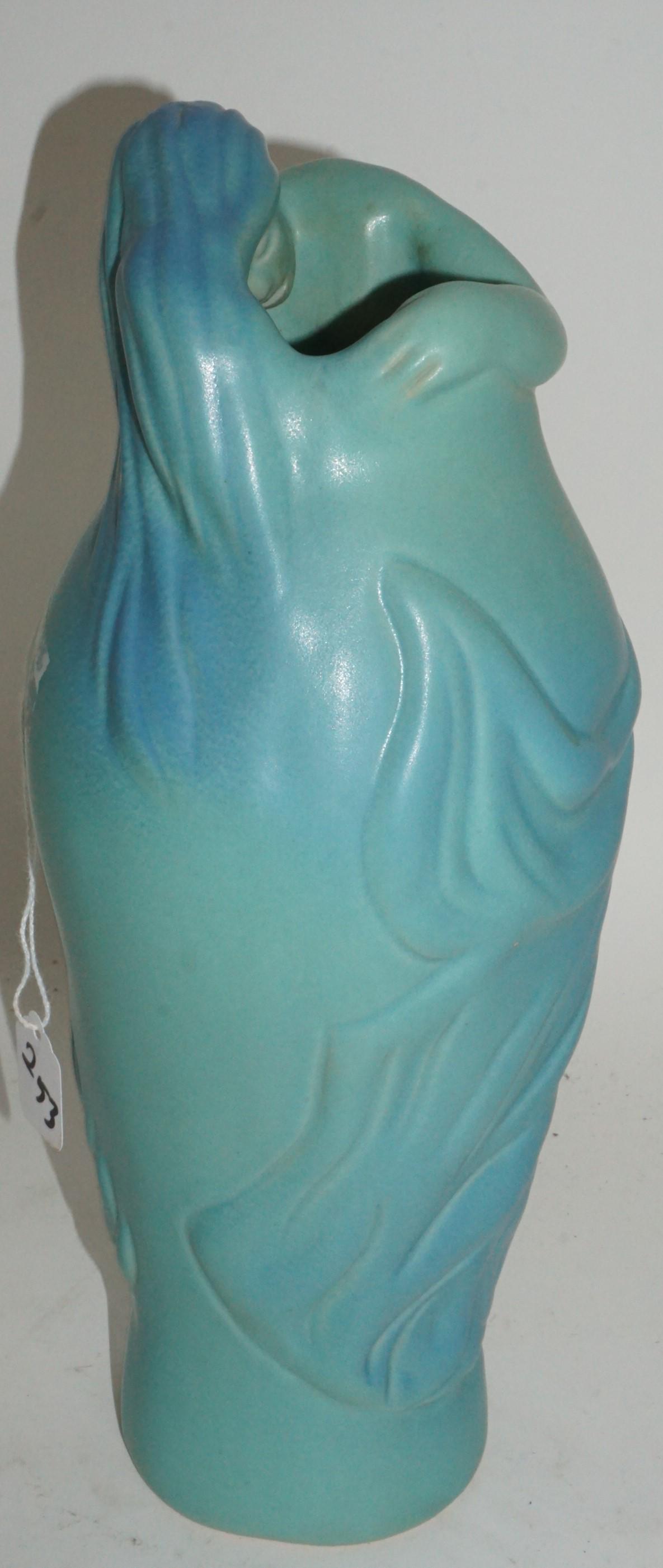 Van Briggle Art Pottery Vase Lorelei Figural Vase Incised Marks