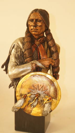 Defiant Comanched' Christopher A Pardell Native American Mixed Medium ...