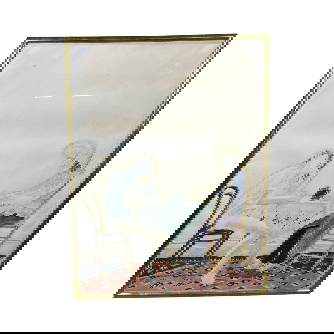 David Remfry Large Watercolor Auction