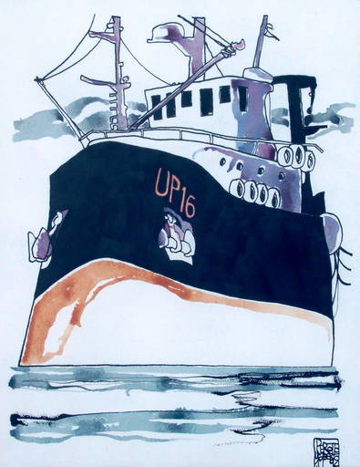 UMBERTO PEROTTO, Battello del Caspio, 1994 - May 09, 2021 | Picenum in ...