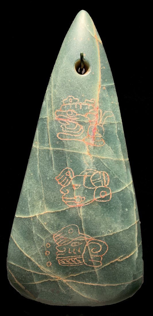 Mayan Jade Axe w/ Glyphs! (200-600 AD) - Apr 19, 2020 | AriMeca Gallery ...