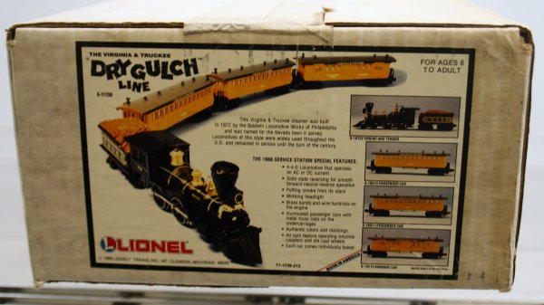 775: Lionel Virginia & Truckee Dry Gulch Train Set