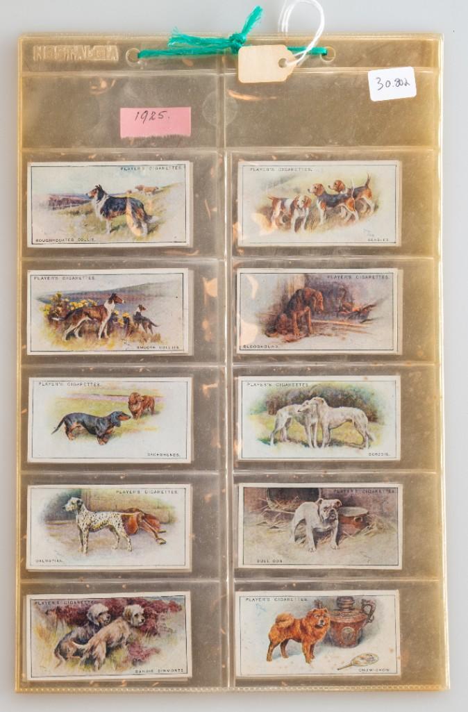 Group Of Player's Cigarettes Tobacco Cards.