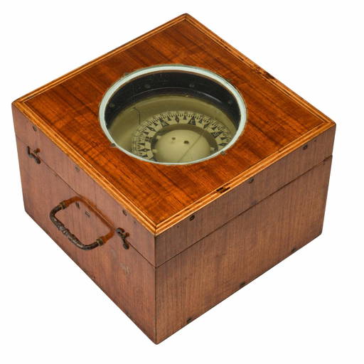 Es Ritchie And Sons Cased Ships Compass