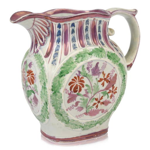 English Creamware Pitcher.