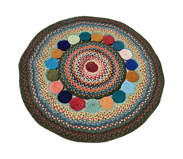 Large Hooked Penny Rug. - Aug 12, 2022 | Casco Bay Auctions in ME