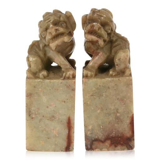 Pair of Chinese Jade Chop Mark Seals. - Aug 12, 2022 | Casco Bay ...