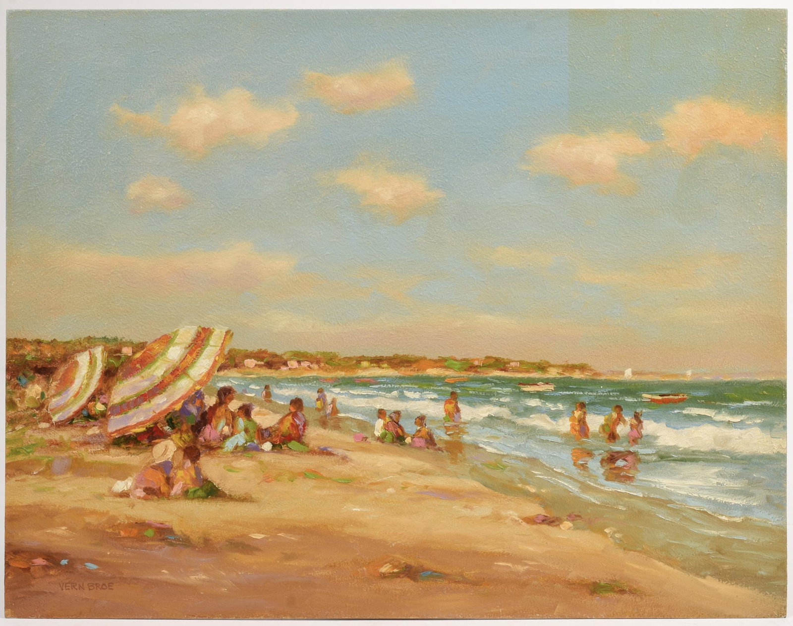Vernon George Broe (1930 - 2011). Figures At Beach. - Aug 13, 2022 ...