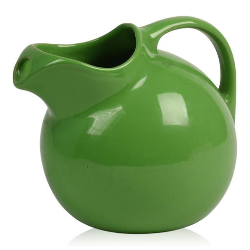 Hall Pottery Pitcher In Green.