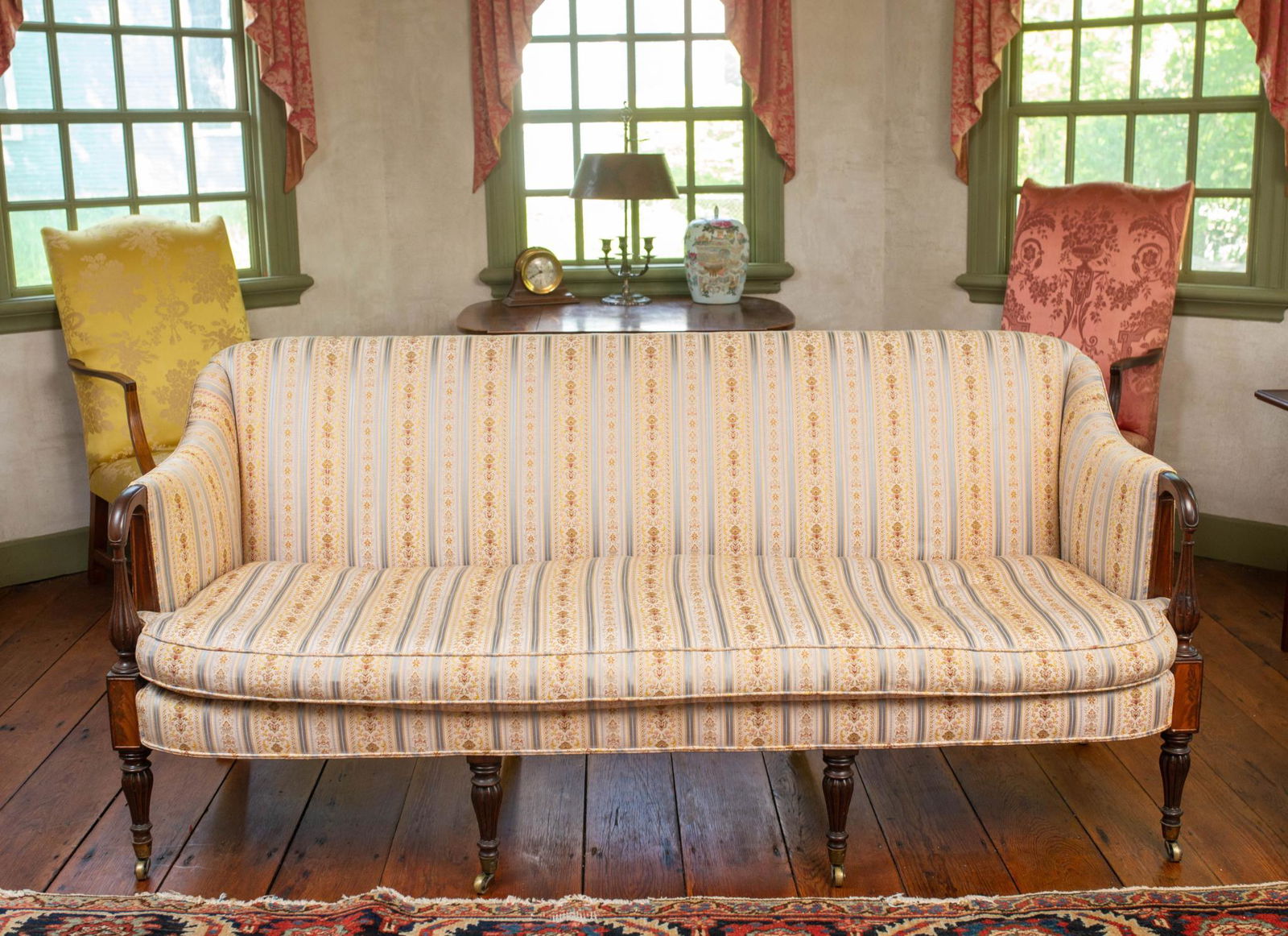 Mahogany Sheraton Sofa. Auction