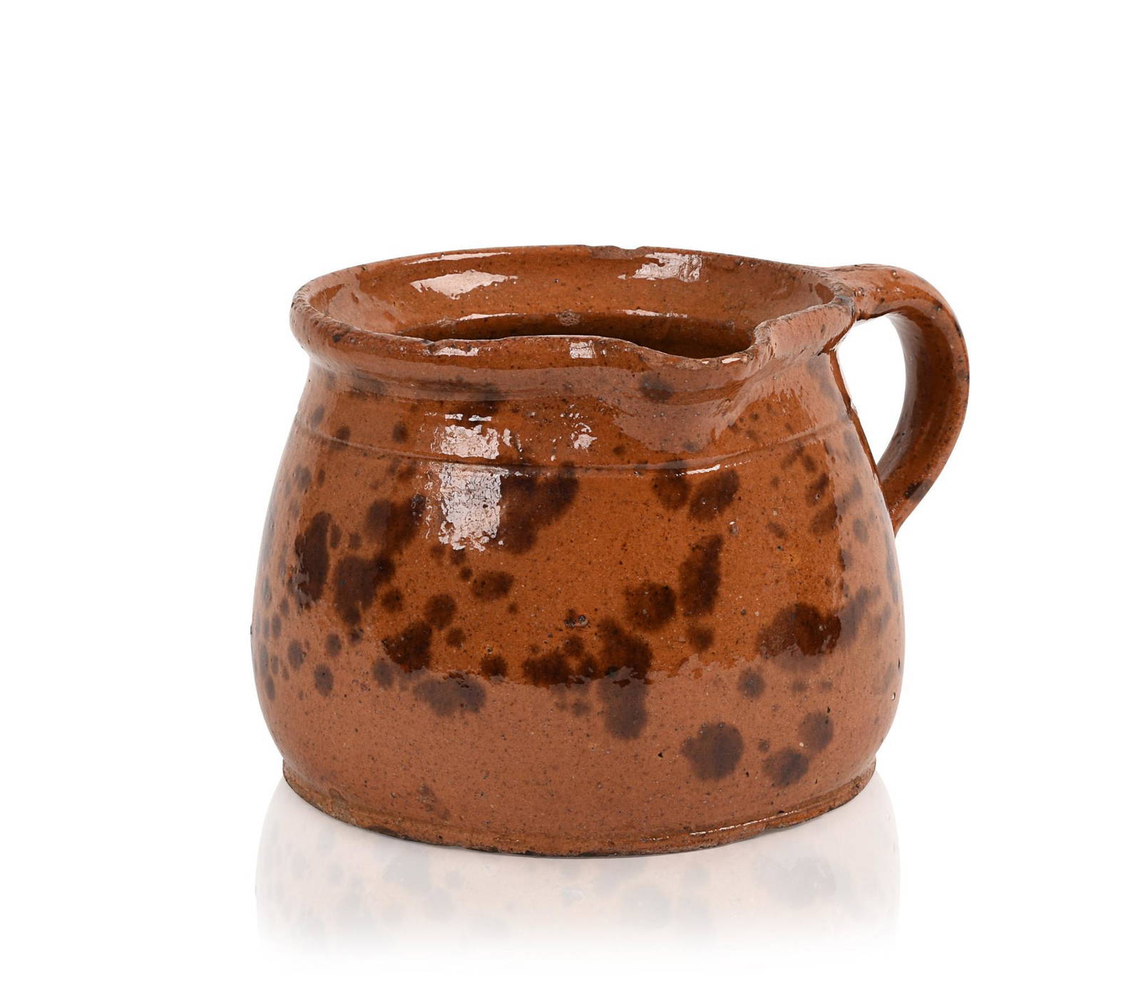 Massachusetts Redware Batter Pitcher Auction