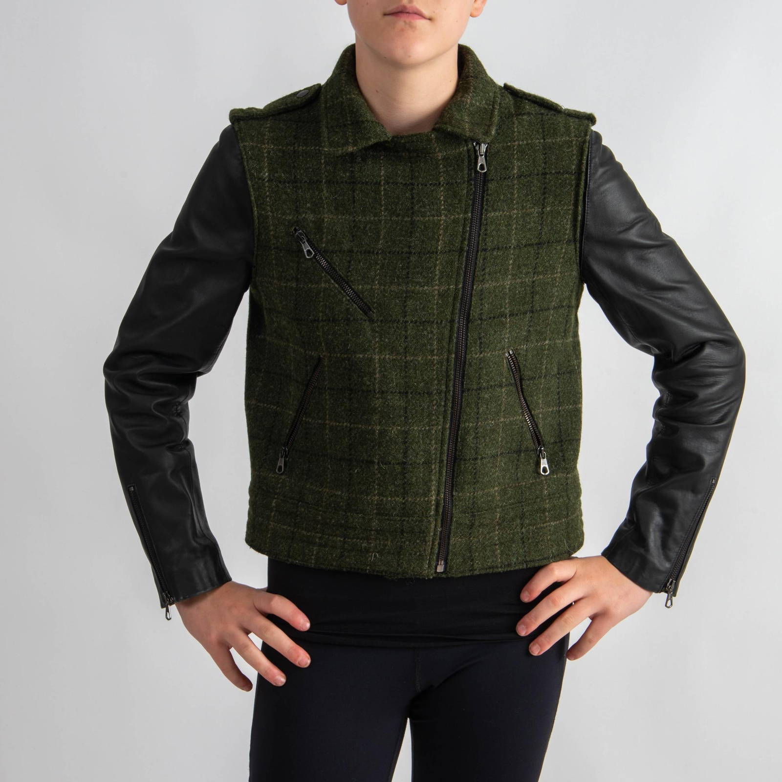 Rag & Bone Wool And Leather Sweater Jacket, 6 Auction