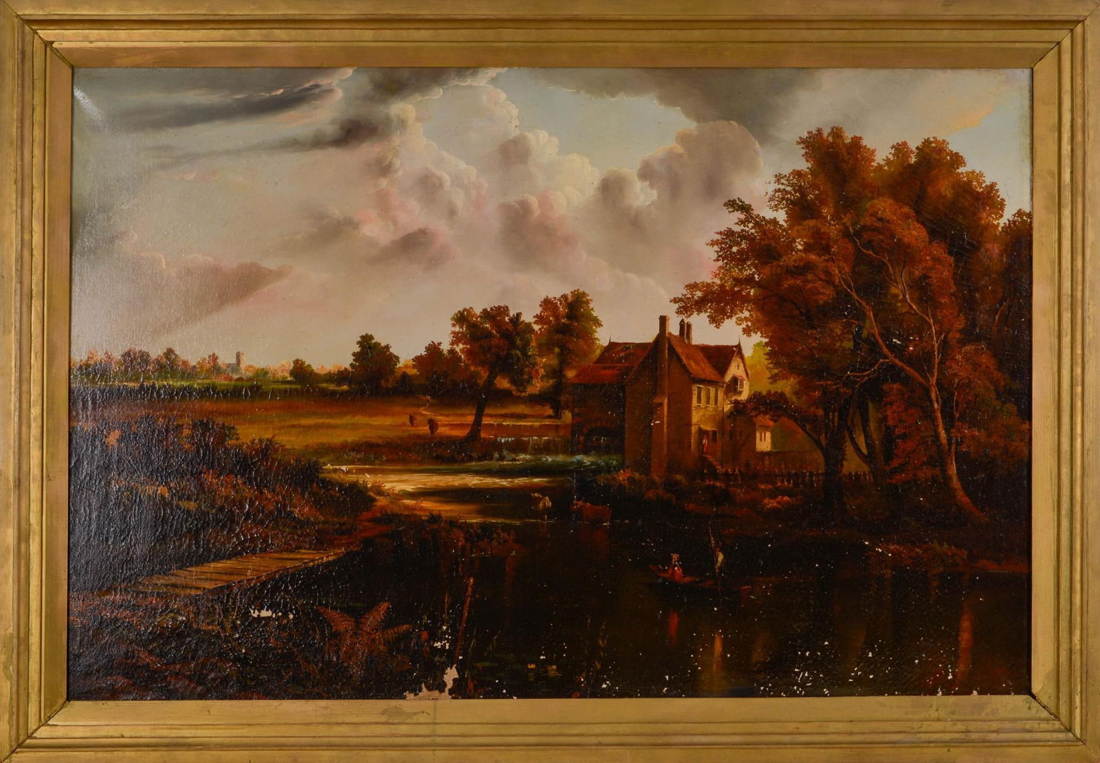 Summer Evening Near Saint Albans, By Constable. Auction