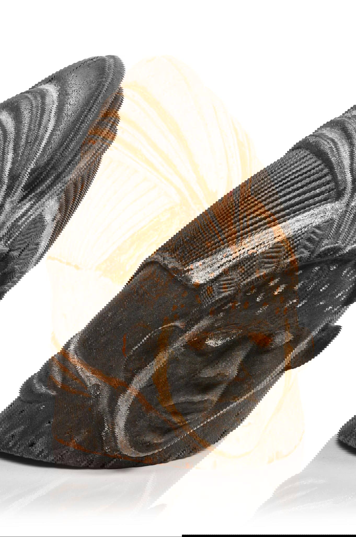 Sande Societty "soweii" Antique Female Mende Helmut Mask Auction