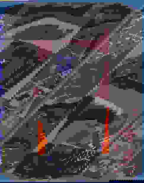 Joseph A. Fiore (1925 - 2008). Untitled Rock Series 1985 Auction