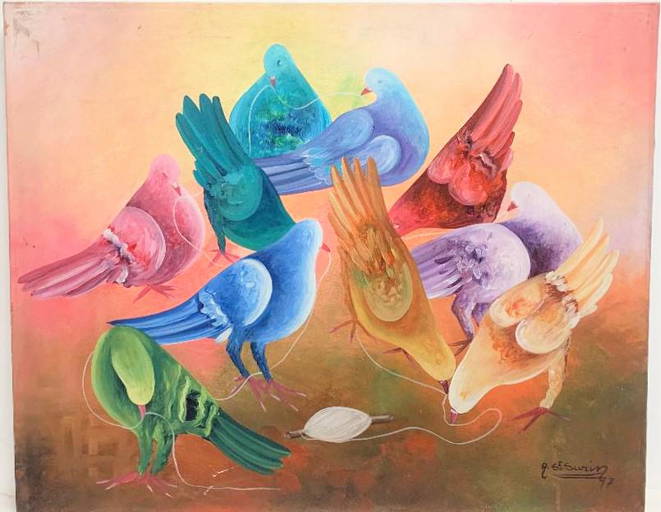 Adrien St Surin 1961 Haitian Artist