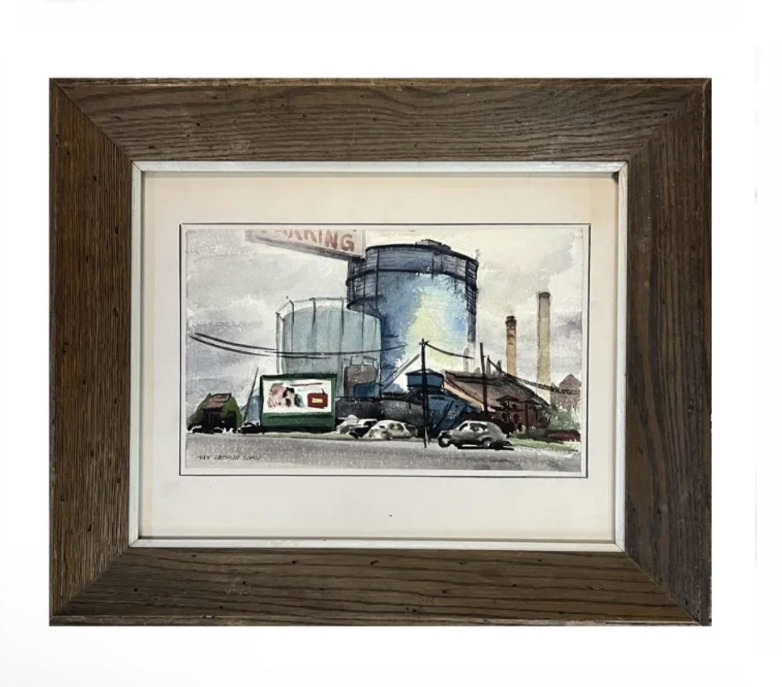 Max Arthur Cohn (1903 1998) American " Street Scene