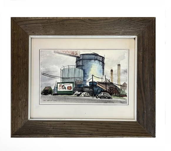 Max Arthur Cohn (1903 - 1998) American " Street Scene " (#0027) on Oct ...