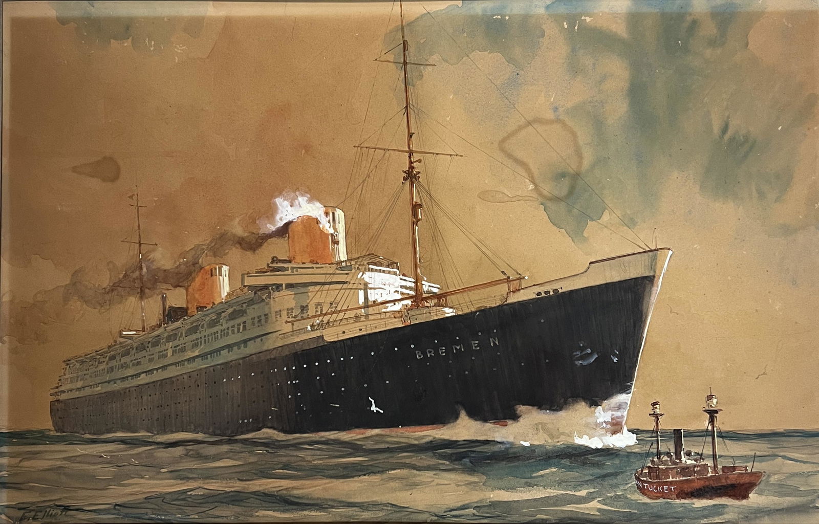 Frederick James Elliott (1864 - 1949) Australia/ England Auction