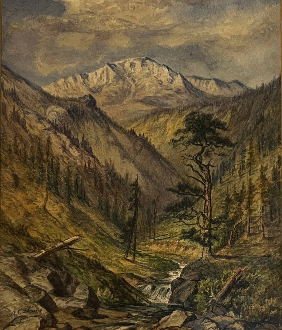 Alexandre Calame (1810 - 1864) Swiss / France Auction