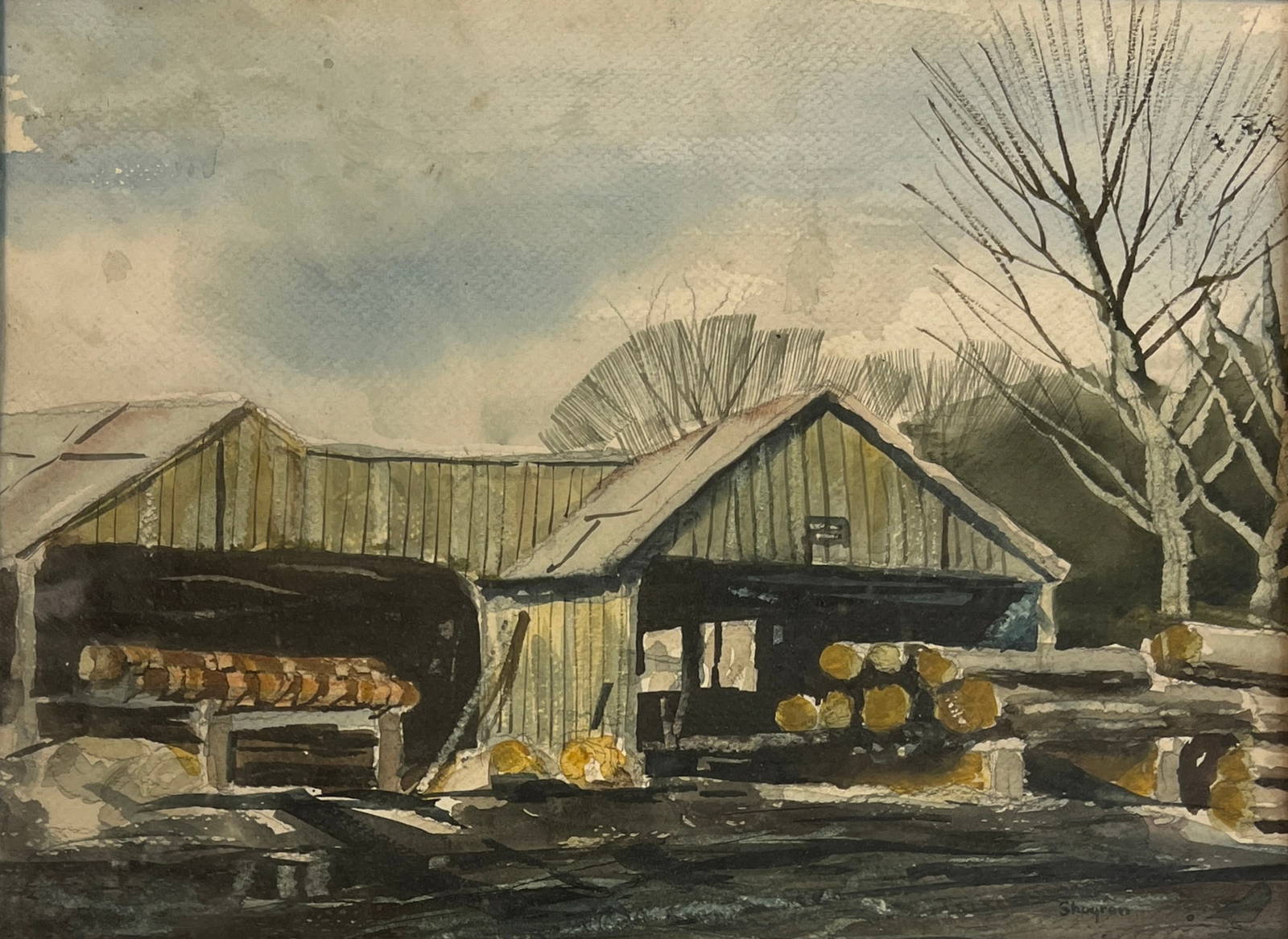 Kinley Shogren (1924 - 1991) American Auction