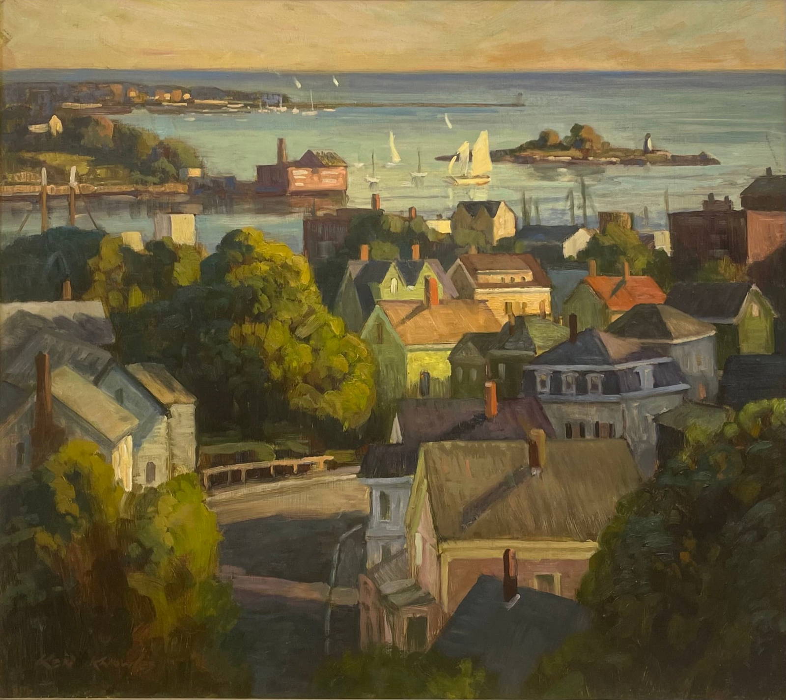 Kenneth Knowles (born 1968) "harbor View" Auction