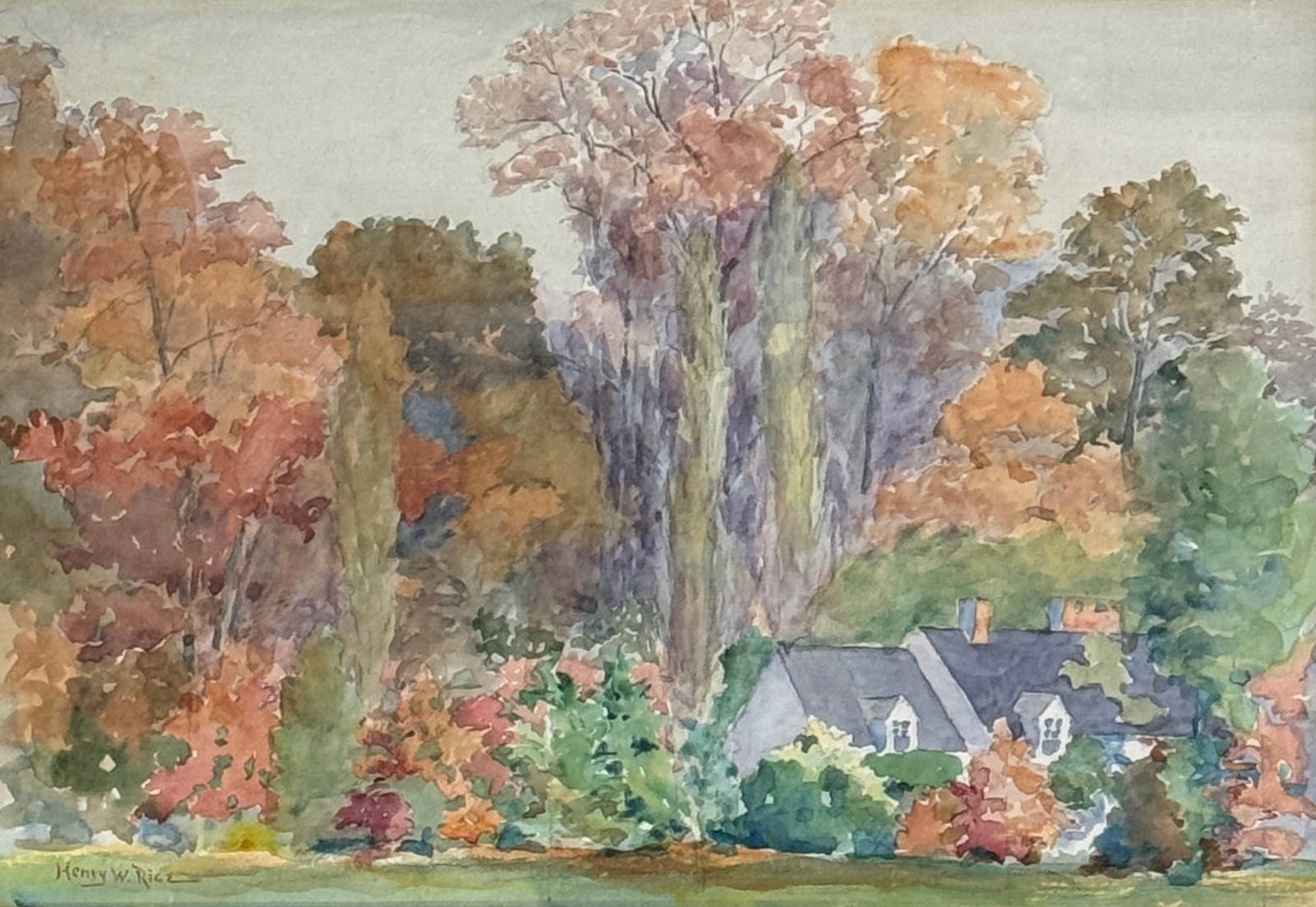 Henry Webster Rice (1853 - 1934) American Auction