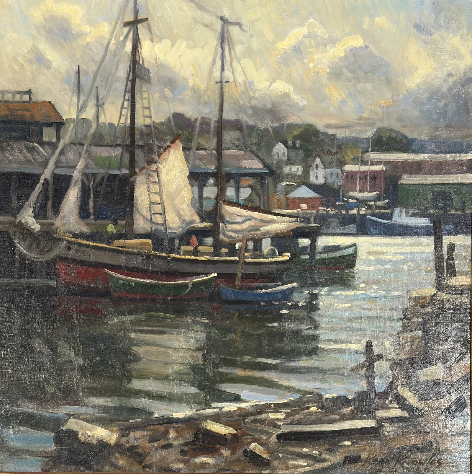 Kenneth Knowles (born 1968) "the Mimi In Pirates Cove" Auction