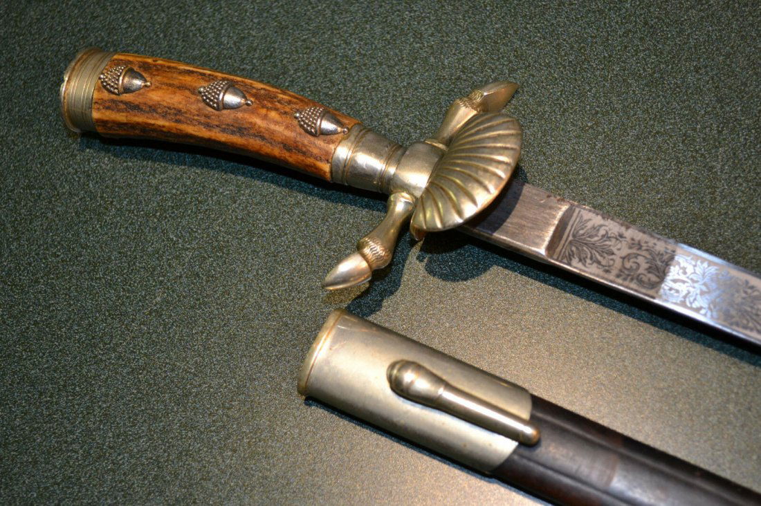 For Auction: IMPERIAL GERMAN PRE WWI WWII HUNTING SWORD DAGGER (#216 ...