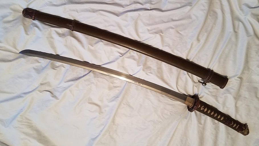 Wwii Japanese Army Officer Sin Gunto Samurai Sword