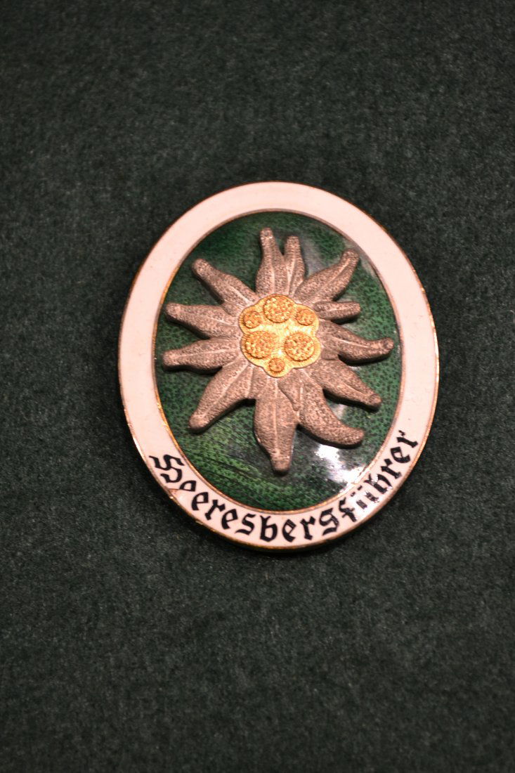 WWII GERMAN ARMY MOUNTAIN GUIDE BADGE - Nov 09, 2019 | Beachwood ...