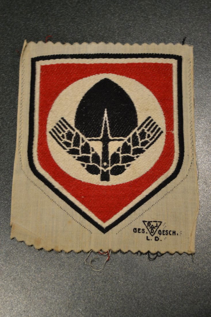 WWII NAZI GERMAN RAD SPORT SHIRT PATCH - Mar 07, 2020 | Beachwood ...