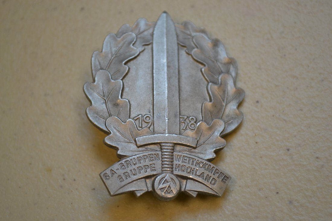 NAZI GERMAN SA BADGE PIN RZM MARKED. WWII GERMANY - Mar 07, 2020 ...